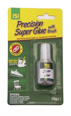 PRECISION SUPER GLUE WITH BRUSH 10gm